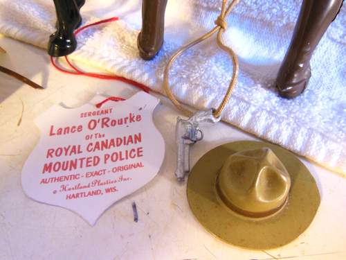 1950's.Lance O'Rourke Hartland western series Mountie Complete + custom ...