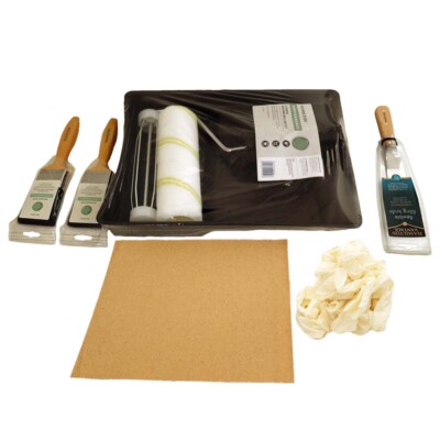 9" Hamilton Paint Roller Tray Paint Brush Decorating Set Emulsion ...