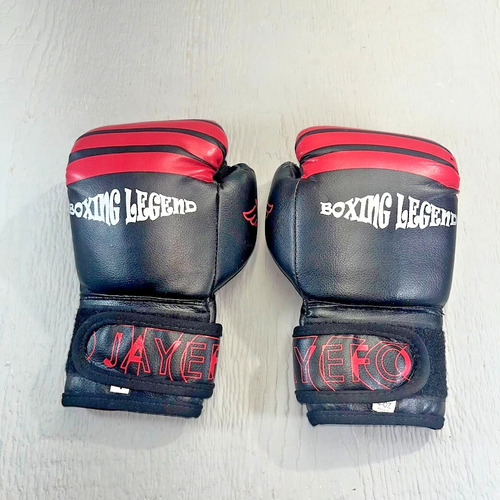 Boxing Gloves Black- Red/White Size 4-OZ / 4 Boxing Legend Sparing | eBay