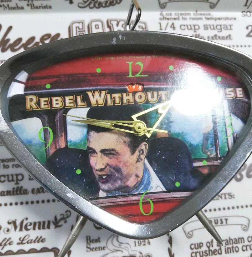 Rare Rabel Without a Cause James Dean Winding Clock | eBay