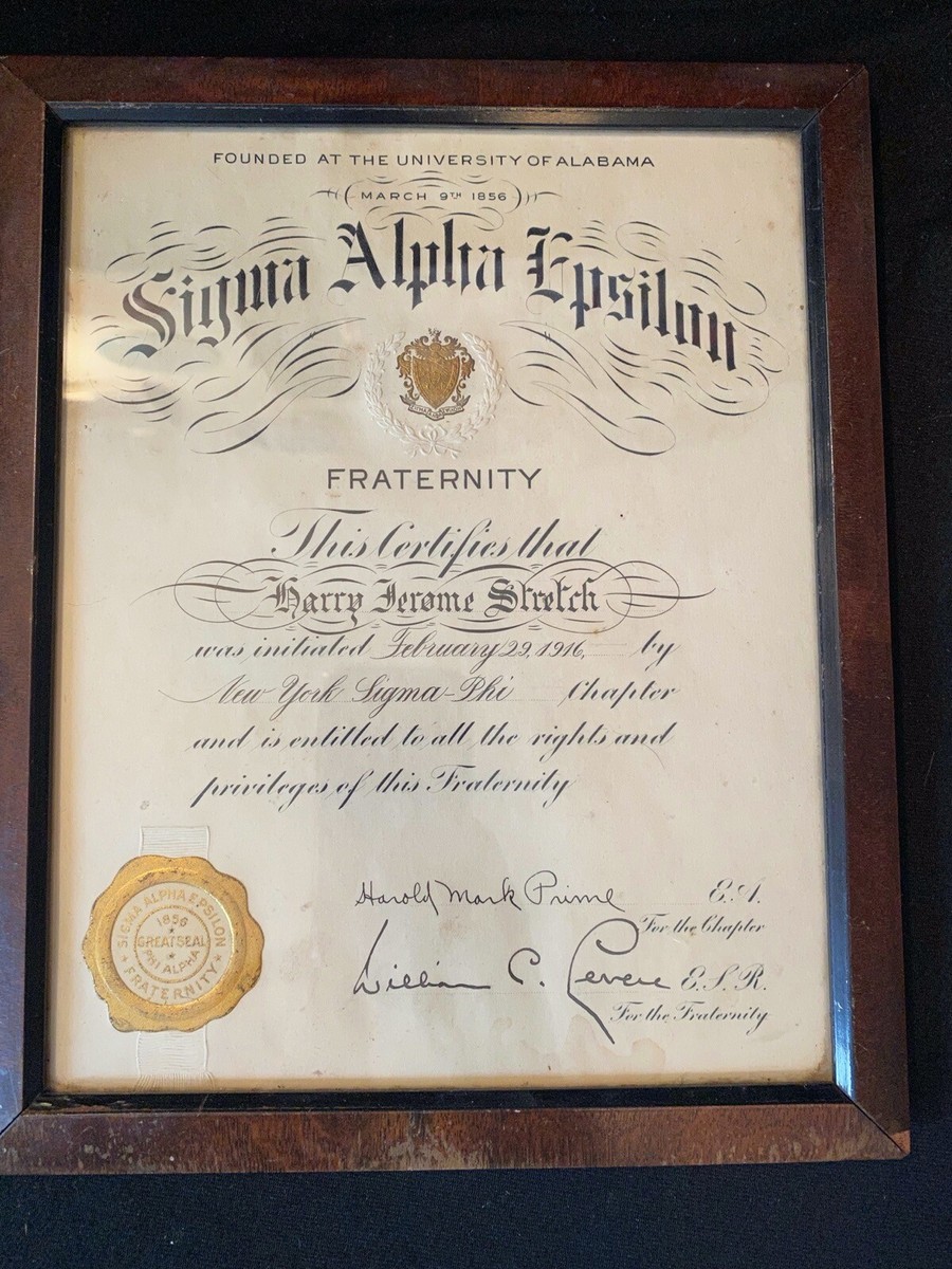 Sigma Alpha Epsilon Tattoos ΣΦΕ: Reliving My Fraternity Days