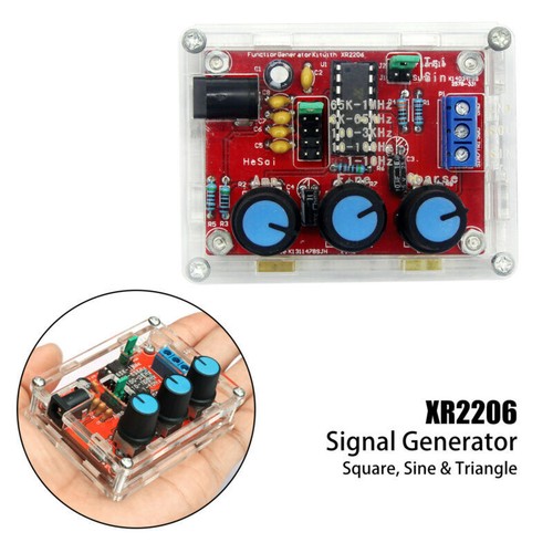 XR2206 Signal Generator Sine/Triangle/Square Wave Frequency Adjustable ...