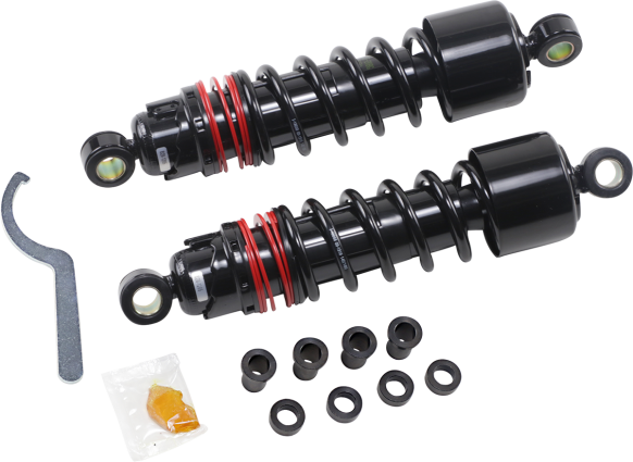 BURLY SLAMMER PLUS BLACK SHOCKS HARLEY SPORTSTER 883 1200 HUGGER XL ...