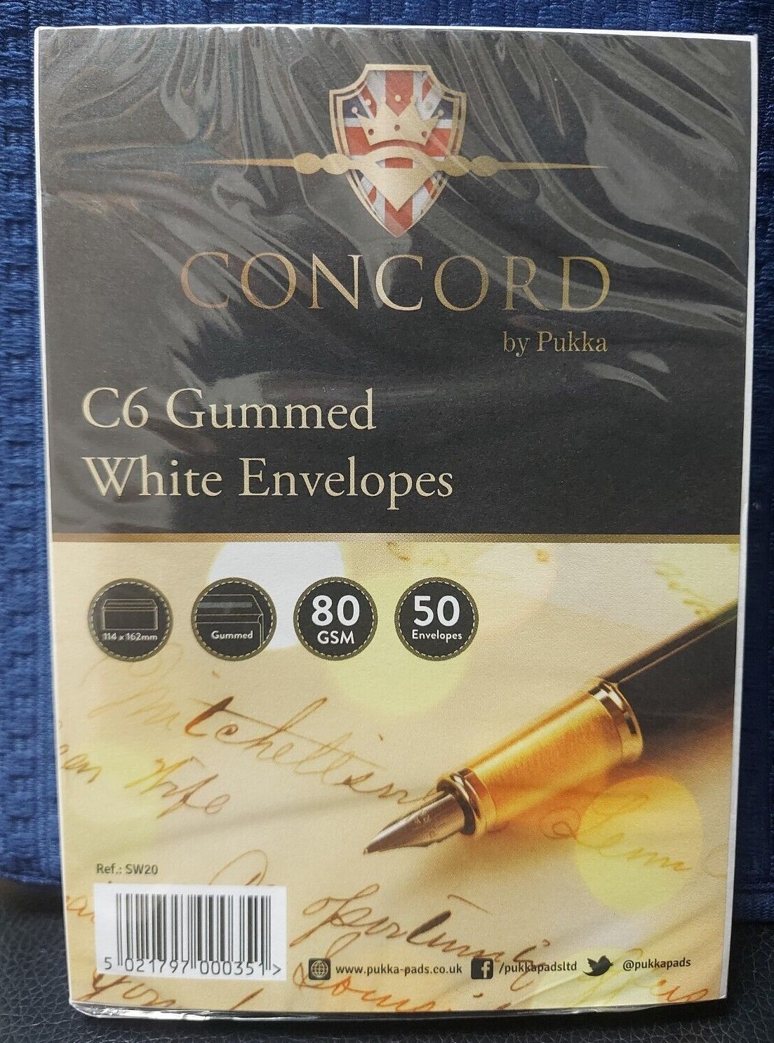 Concord+Pack+of+50+Brown+Envelopes+89mm+X+152mm+Manilla+Gummed+Envelope ...