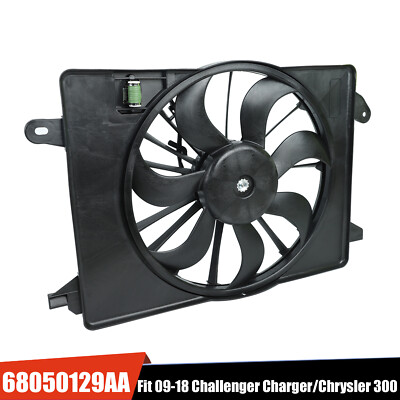 AC Radiator Cooling Fan For 2009-2018 Chrysler 300 / Dodge Challenger ...