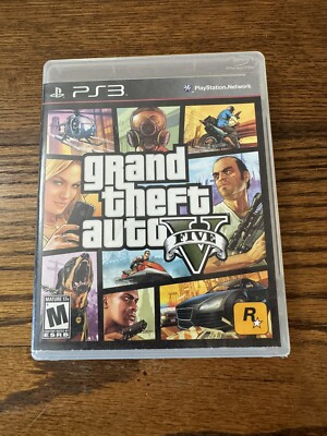 Grand Theft Auto V 5 PS3 - GTA PlayStation 3 Complete CIB w/Manual ...