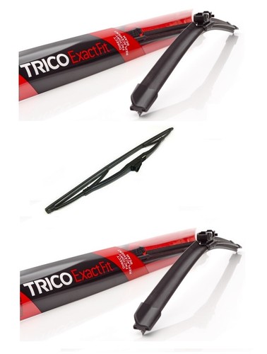 LAND ROVER LR2 WIPER BLADE SET OF 3 OEM TRICO LR018459 & LR018436 ...