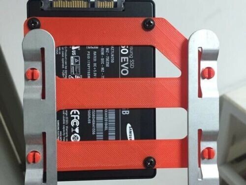 2x MAC SSD Adapter WITH SCREWS Hard Drive 2.5 t 3.5 Sled Caddy for Mac ...