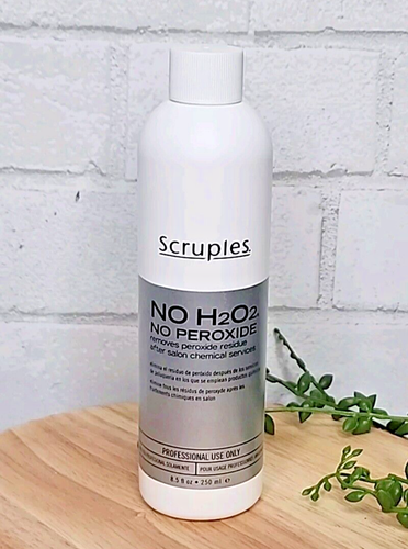 Scruples NO H2O2 NO PEROXIDE Removes Peroxide Residue 8.5 oz NEW ...