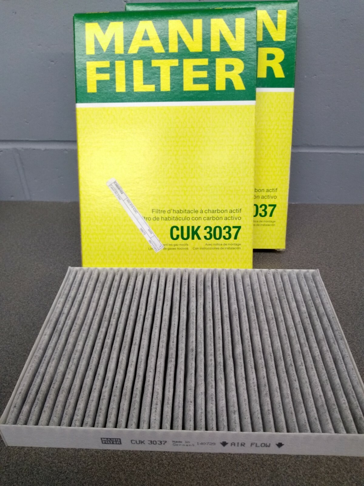 Mann Filter CUK 3037 Cabin Air Filter NIB Fits Various Audi 1999-2008 ...