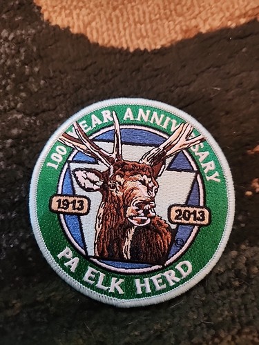 100 Years Annivesary PA Elk Herd Patch | eBay