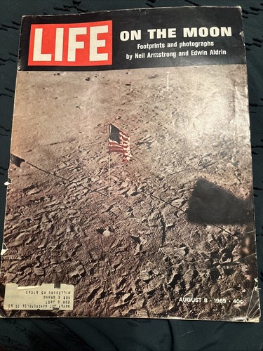 Life Magazine August 8 1969 Neil Armstrong Edwin Aldrin NASA Space Moon ...