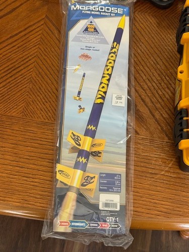 ESTES MONGOOSE Model 1 OR 2 Stage Rocket Kit *Factory Sealed* SKILL | eBay