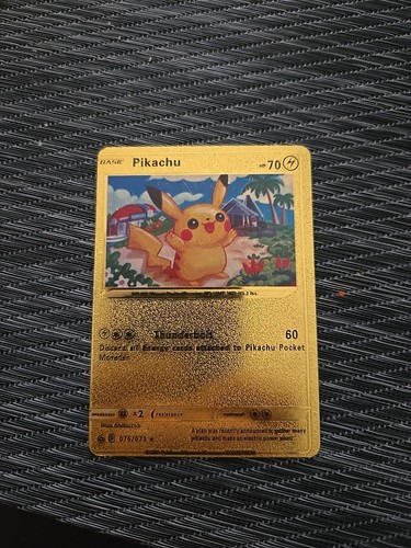 Golden Pikachu hp70, card 70/75, ultra rare | eBay