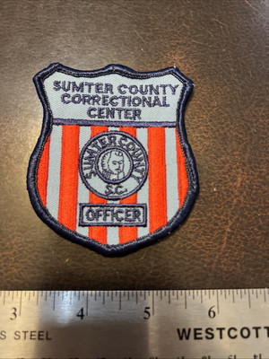 Vintage Obsolete Jail Prison Sheriff Department Patch Sumter South ...
