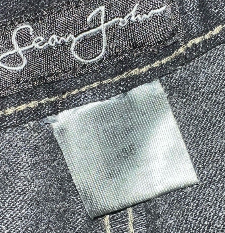 Sean John Collection Farmer Finish Hammer Loop Blue Denim Jeans Mens 36 ...