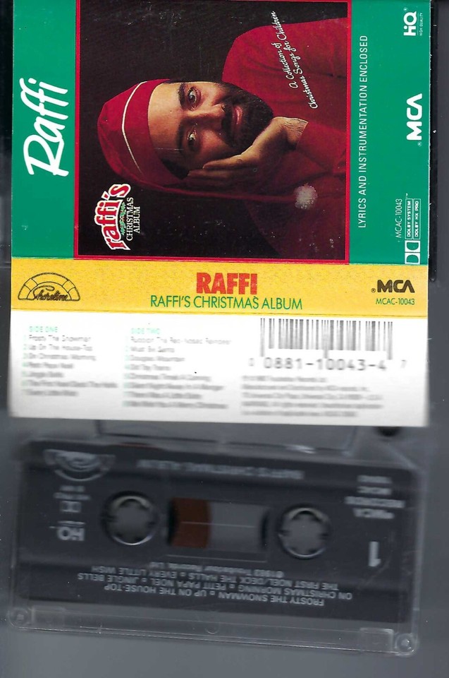 Raffi’s Christmas Album Cassette 1983 Troubadour Lyric Insert 15 Songs 8811004347 | eBay