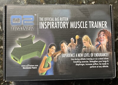 O2 Trainer The Official Bas Rutten Inspiratory Muscle Trainer Open Box ...