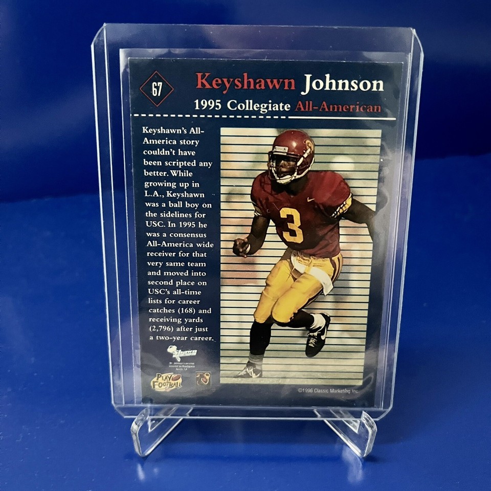 Keyshawn Johnson - 1996 #67 Classic NFL Rookies USC Trojans | eBay
