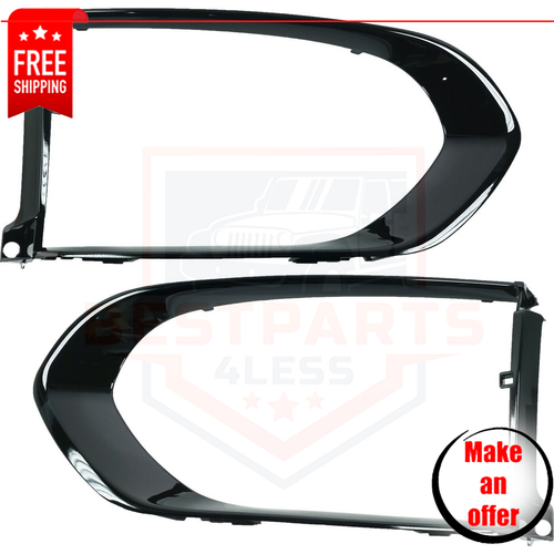 NEW Set of 2 Grille Trims, T4A6239, T4A6242 for 2017-2019 Jaguar F-Pace ...