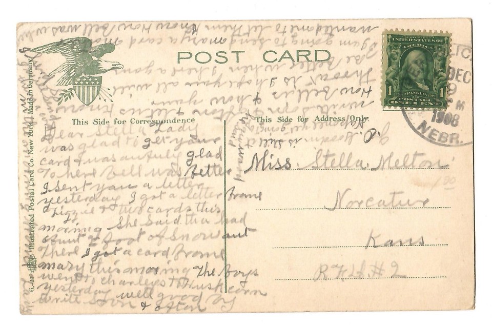 Vintage Postcard Divided Up From The Gallery Ausable Chasm Lake ...