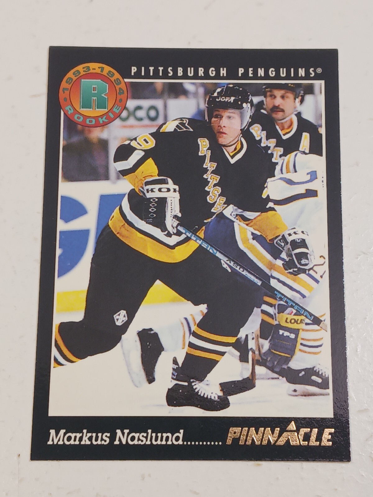 Markus Naslund Pittsburgh Penguins 1993 - 1994 Pinnacle Rookie Card ...