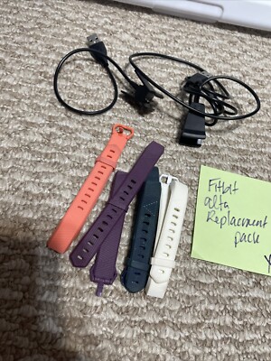 Fitbit ALTA Replacement Parts Pack! X2 Chargers X4 Bands! | eBay