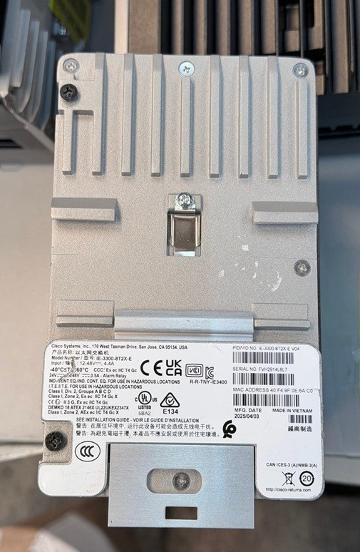 Cisco IE-3300-8T2X-E Industrial Ethernet Switch IE 3300 Series 2x SFP+ ...