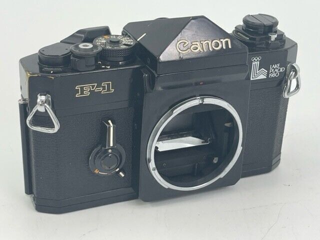 Canon F-1 Film SLR Camera 1980 Lake Placid Winter Olympics Special ...