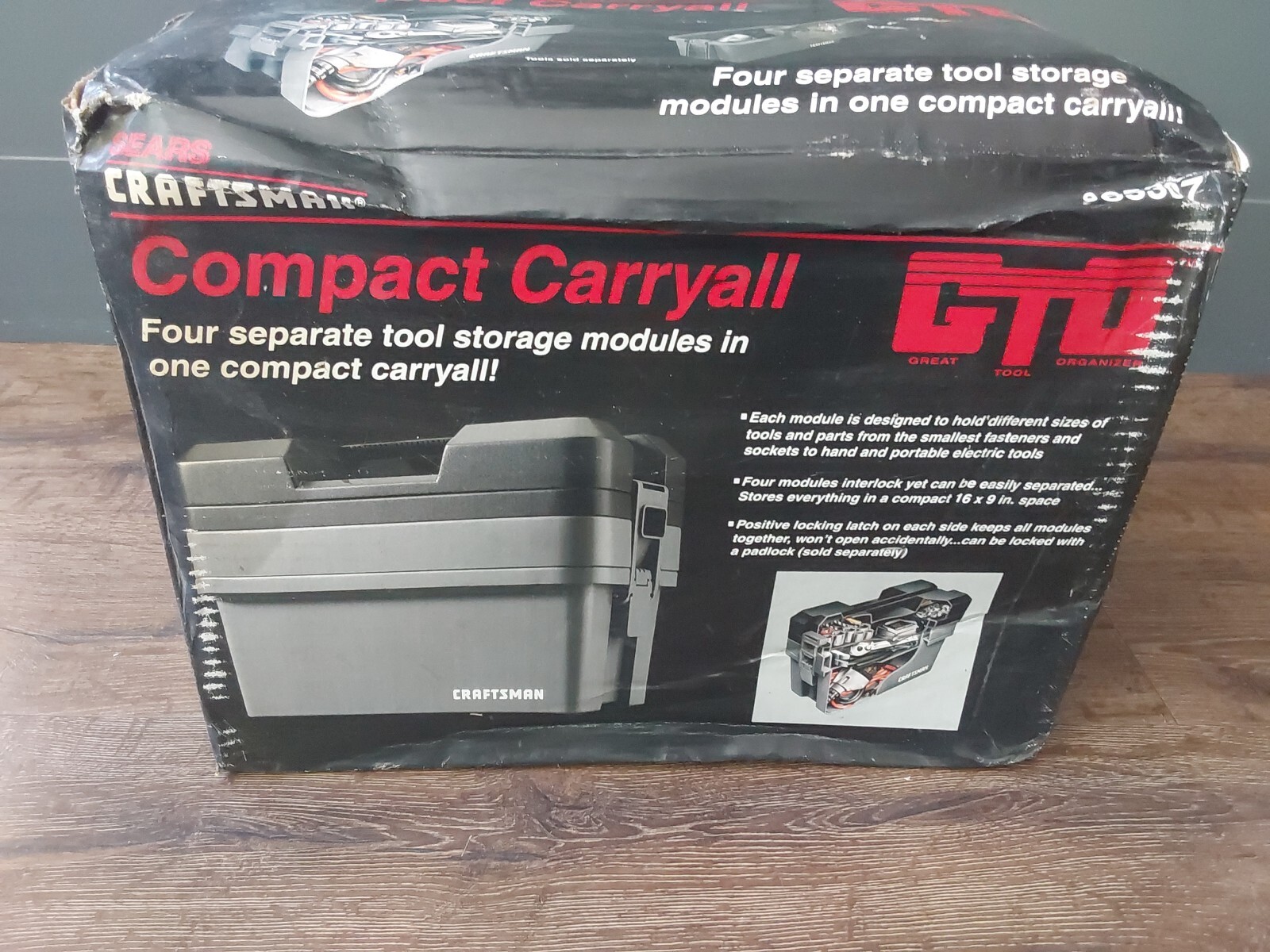 NEW NOS Craftsman 65307 965307 Compact Carryall Tool Storage Box Chest ...