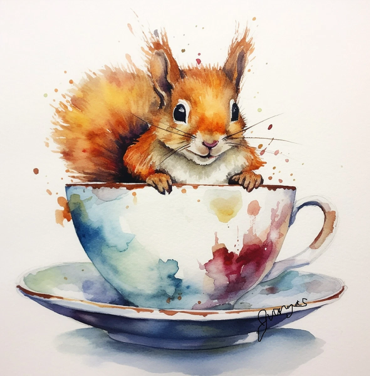 Cute Squirrel Art