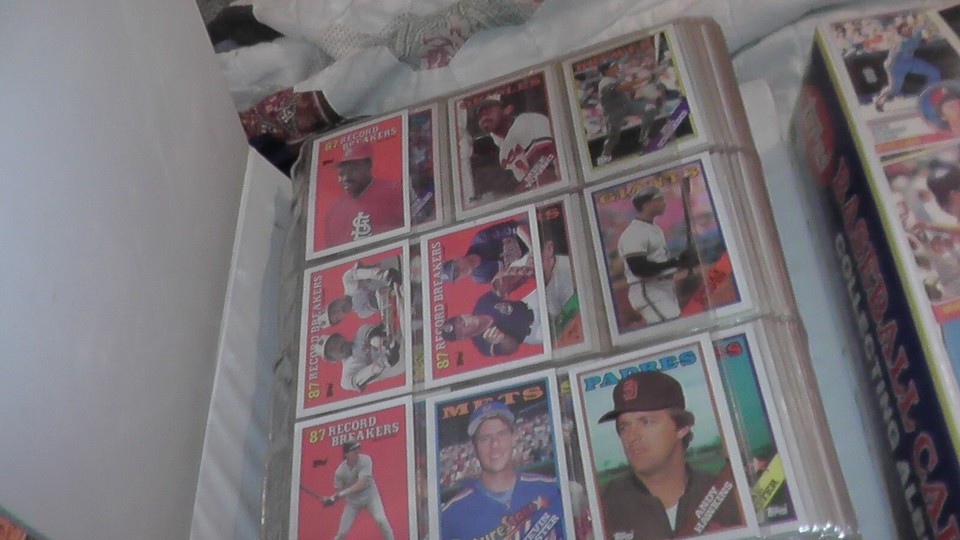 1988 1989 1990 topps baseball cards sets in official collecting album ...