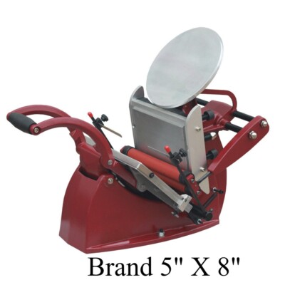 Brand 5" X 8" Manual Letterpress Printing Machine with Plate Bed NEW | eBay
