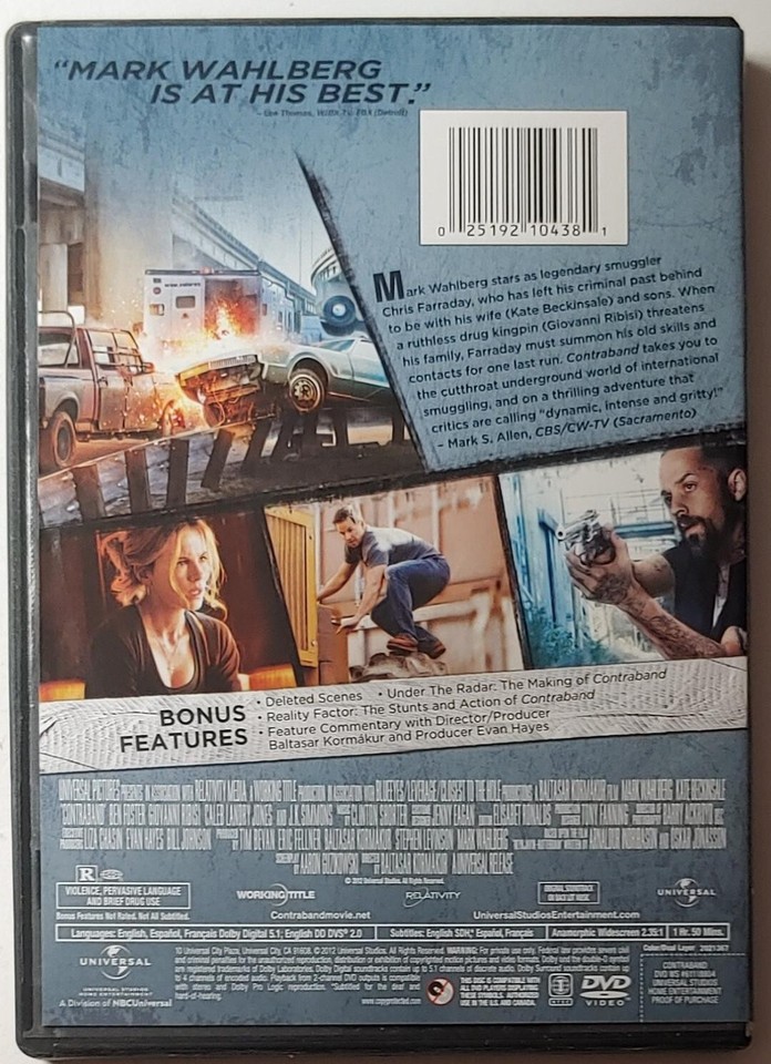 Contraband [DVD] Widescreen - 2012, Universal Studios - VERY GOOD | eBay