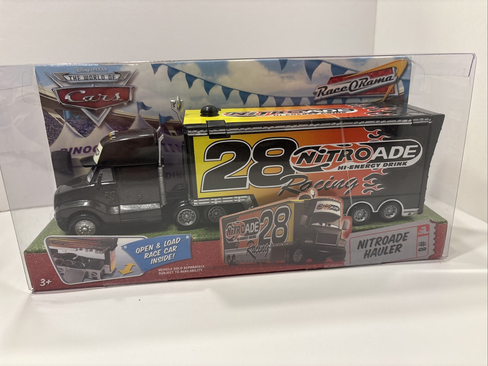 Disney Pixar, The World of Cars, Nitroade 28, #8 Hauler Mattel Brand ...