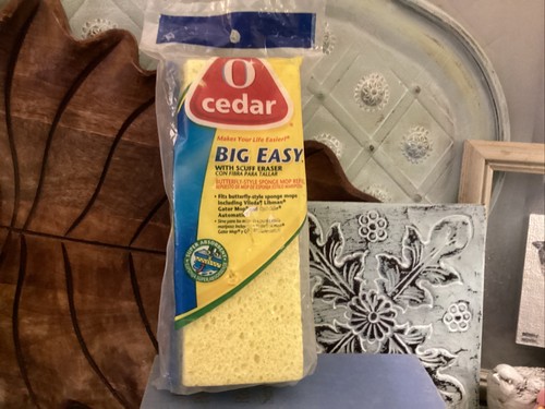 O Cedar Big Easy Flat Sponge Mop Refill Super Absorbent Sponge NOS NIB ...