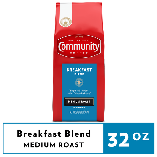 Community Coffee Breakfast Blend 32 Ounce Bag 100% Arabica Rich Smooth ...