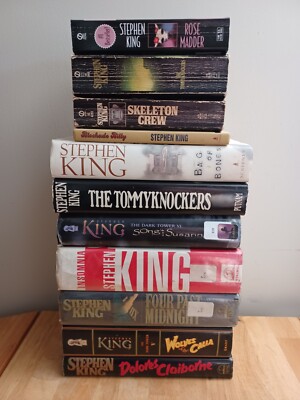 Stephen King Novels Hardback/Paperback Lot Of 11 Books (8 Hardback, 3 ...
