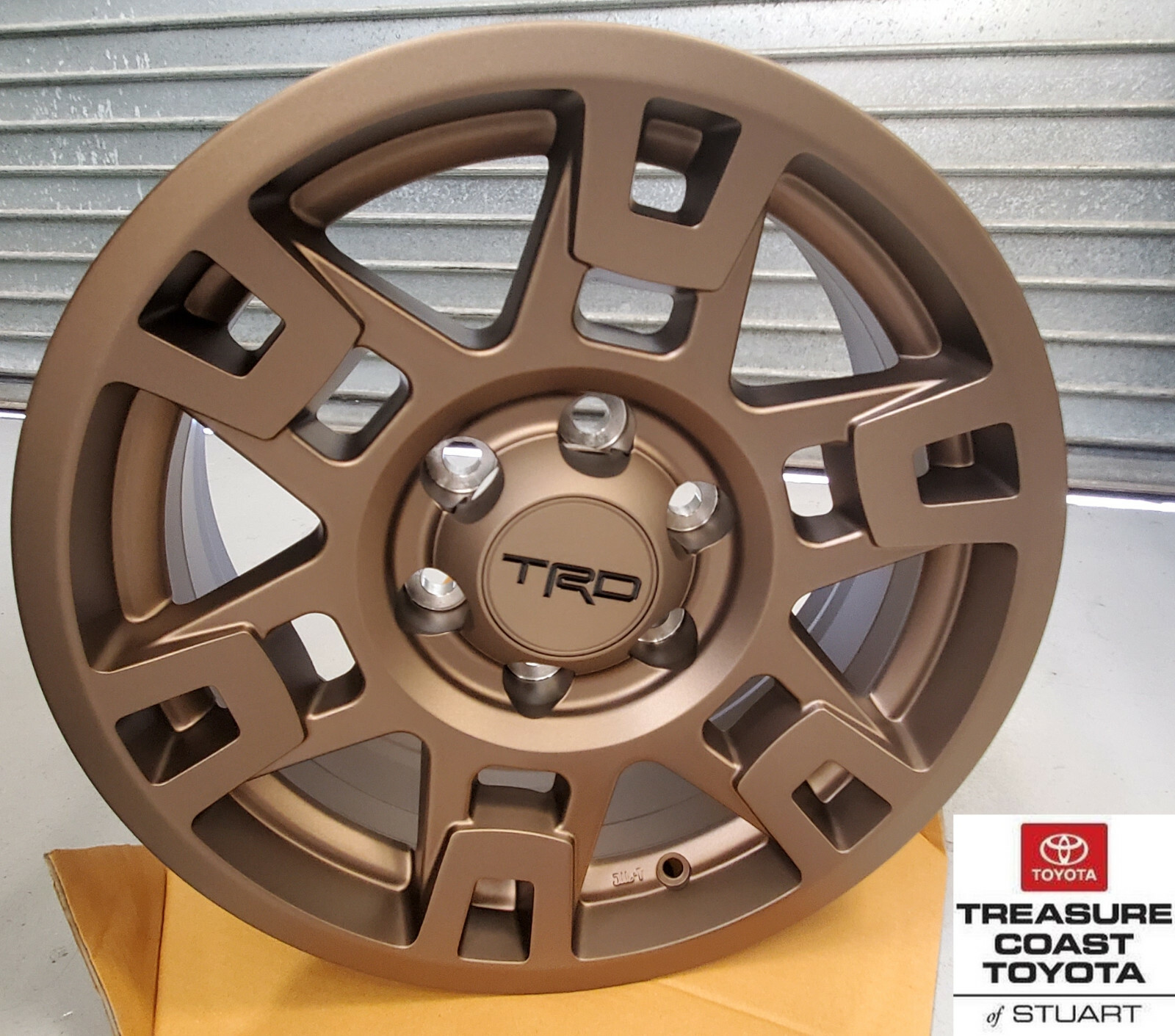 NEW OEM TOYOTA FLAT BRONZE TRD ALUMINUM 17 | Grelly USA