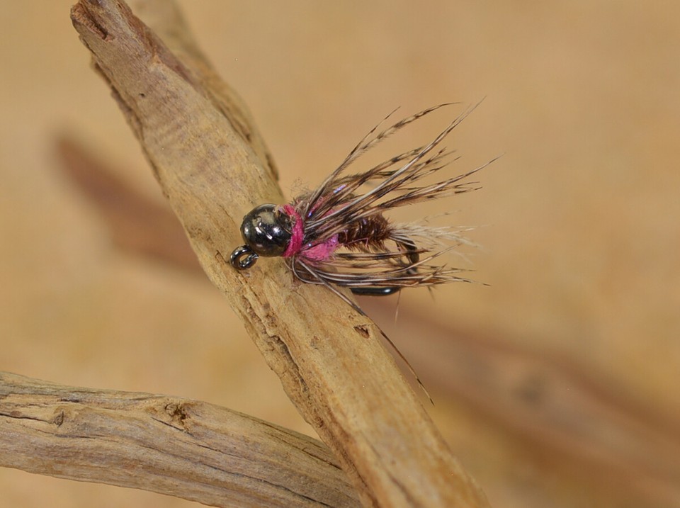 6 Flies - Tungsten Frenchie Jig Head Fly - Euro nymph Fishing- Hanak ...