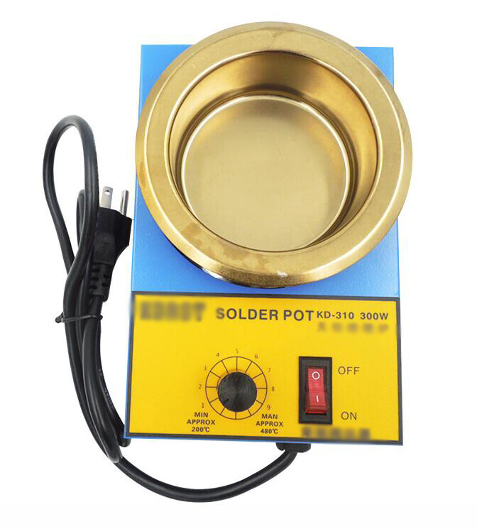 110V Solder Pot 50MM 100MM Soldering Desoldering Bath Tin Melting Plate ...