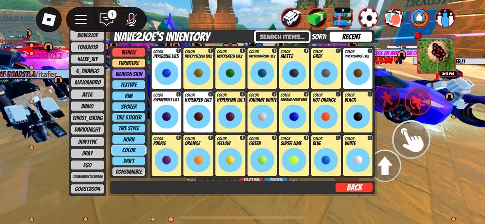 Roblox Jailbreak: Hyperchrome Blue Level 5 CLEAN / DESCRIPTION | eBay