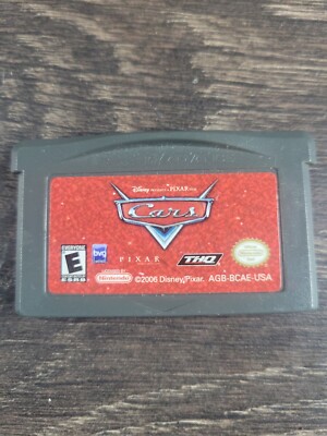 Disney's Cars Nintendo Gameboy Advance GBA Game Tested Working ...
