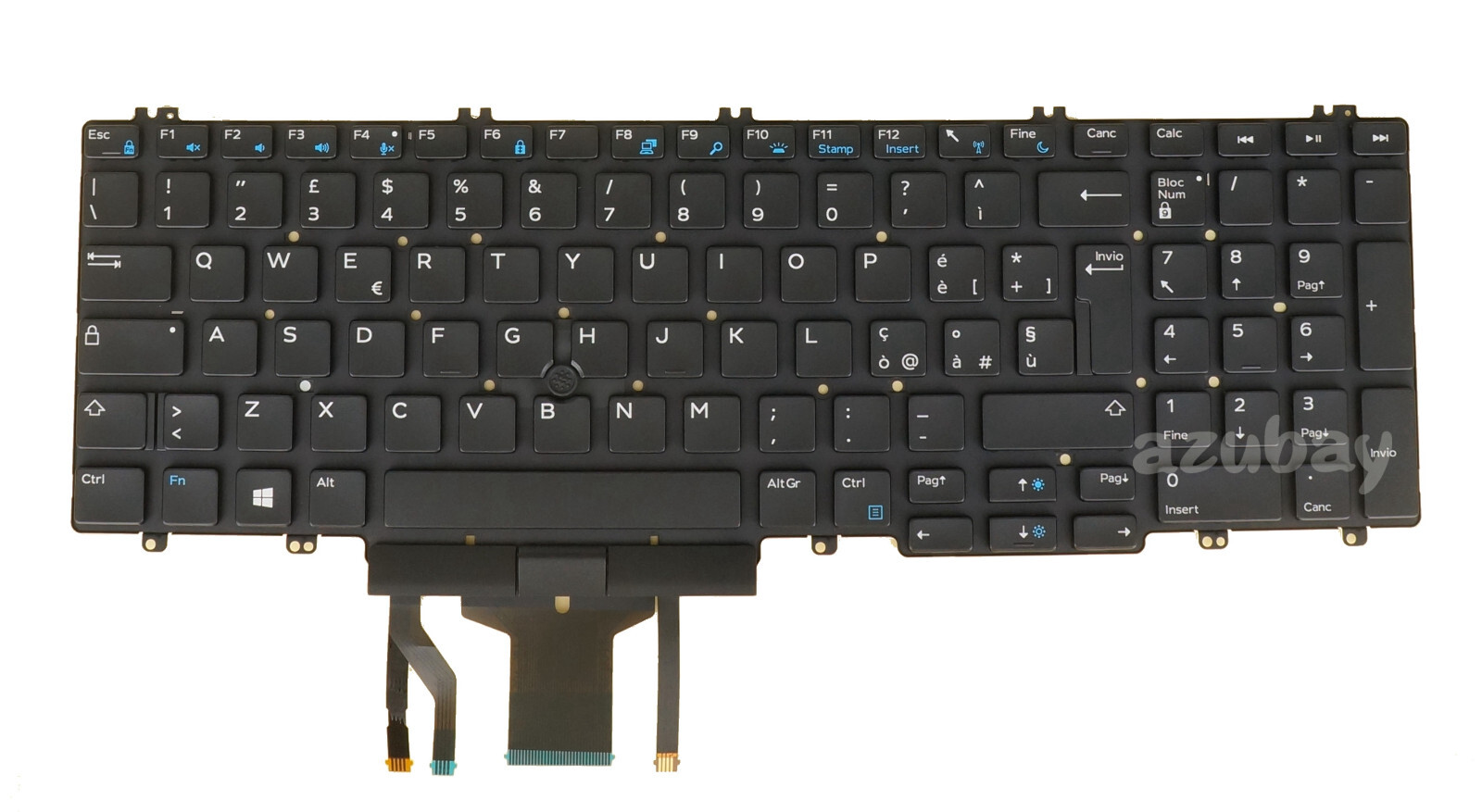 Keyboard For DELL Precision 7530 7730 7540 7740 E7530 M7530 Backlit /No ...