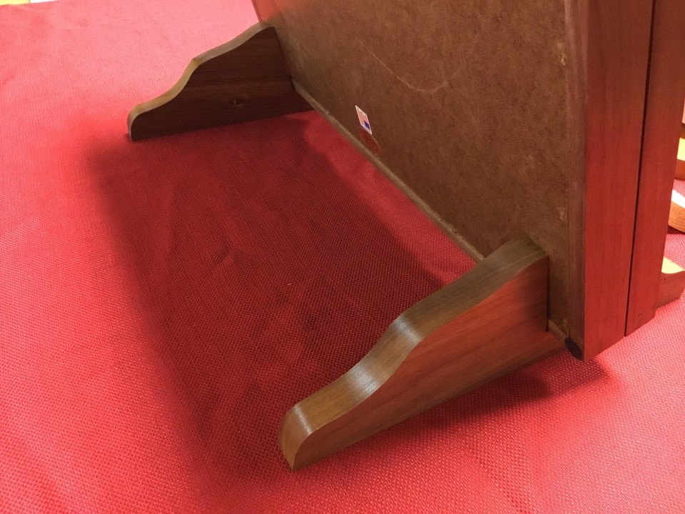 Wood Display Case Leg Stands made for 2" or 3" Thick Cases comes with ...