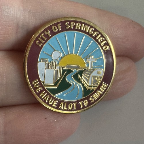 Vintage City of Springfield We Have Alot to Share Lapel Pin Minnesota A ...