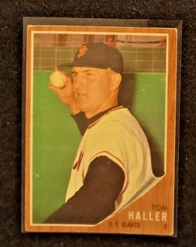 1962 Topps Baseball Card #356 TOM HALLER Giants VG | eBay