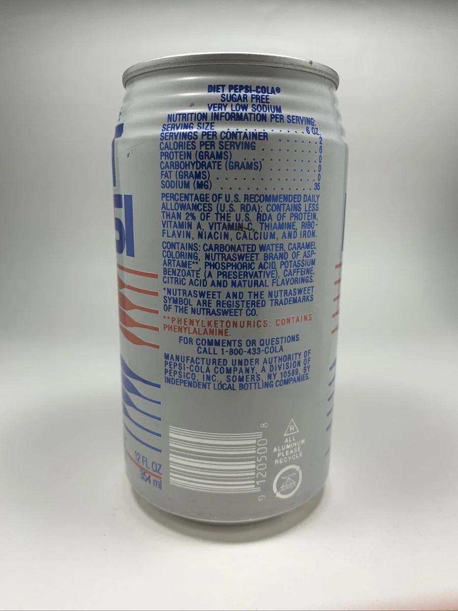 Pepsi Nutrition Label