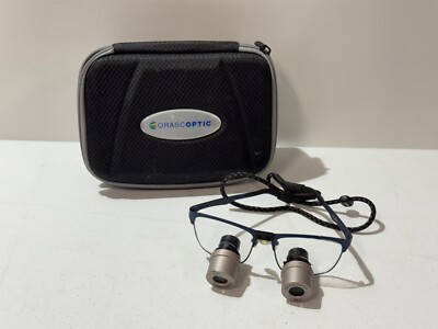 ORASCOPTIC LOUPES 3.5X TEMPO SLATE FRAME DENTAL HYGIENIST | eBay
