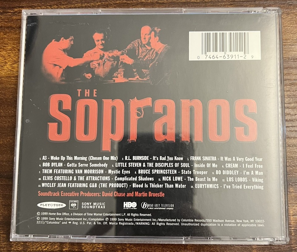 The Sopranos Original Soundtrack Audio CD Like New 74646391129 | eBay